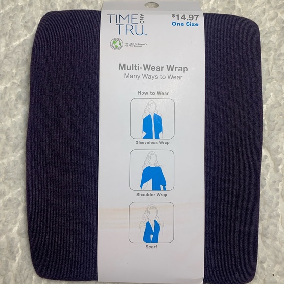 Time and Tru | Accessories | Time And Tru Multi Wear Wrap | Poshmark